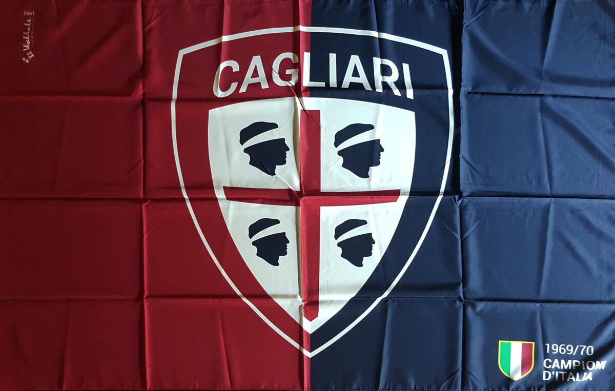 Drapeau Cagliari Calcio - vente en ligne | Flagsonline.fr