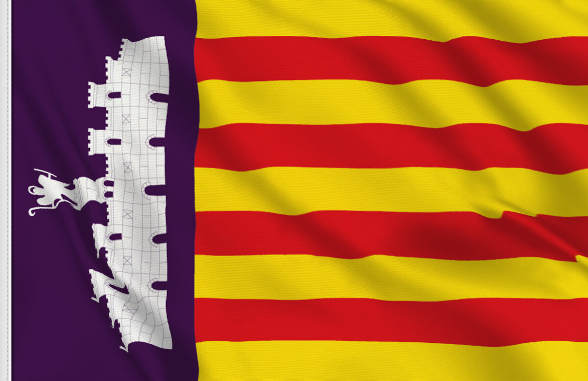 Drapeau Majorque - vente en ligne | Flagsonline.fr