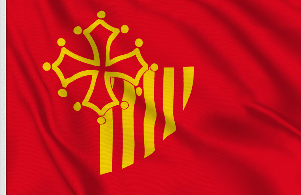 Drapeau Languedoc-Roussillon - vente en ligne | Flagsonline.fr