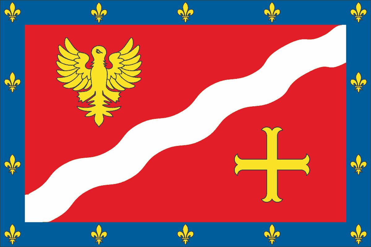 Drapeau Département du Val d'Oise - vente en ligne | Flagsonline.fr