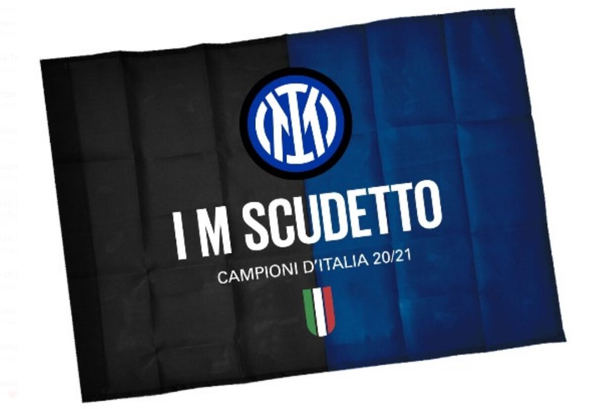 Drapeau Inter Milan FC - vente en ligne | Flagsonline.fr